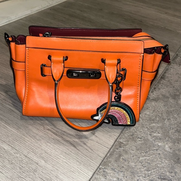 Coach | Bags | Coach Coach Womens Swagger 27 Tote Bag Mandarin | Poshmark